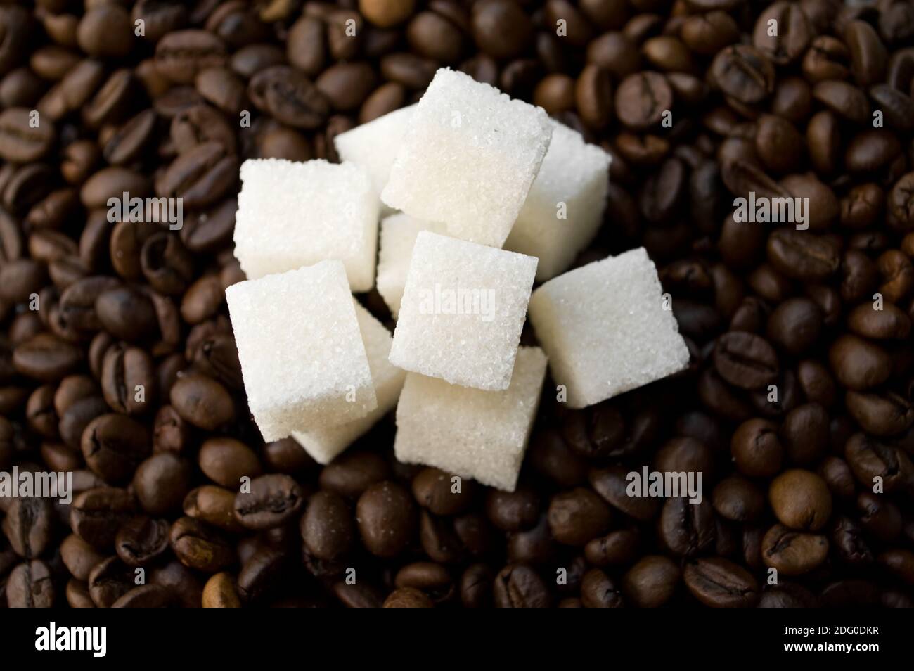 Coffee with sugar Stock Photo - Alamy