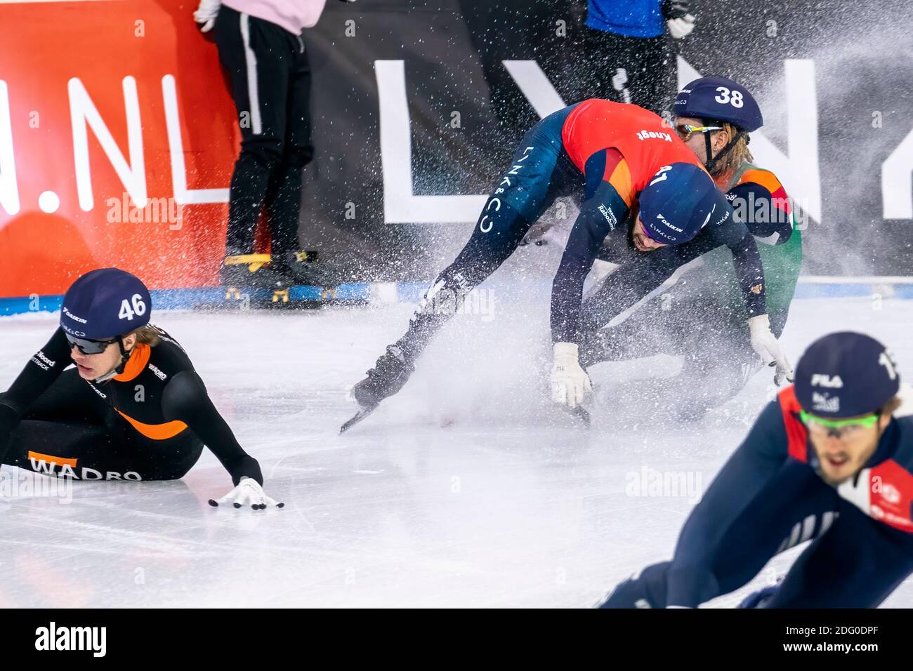 HEERENVEEN, NETHERLANDS - DECEMBER 5: Jens van t Wout, Sjinkie Knegt ...