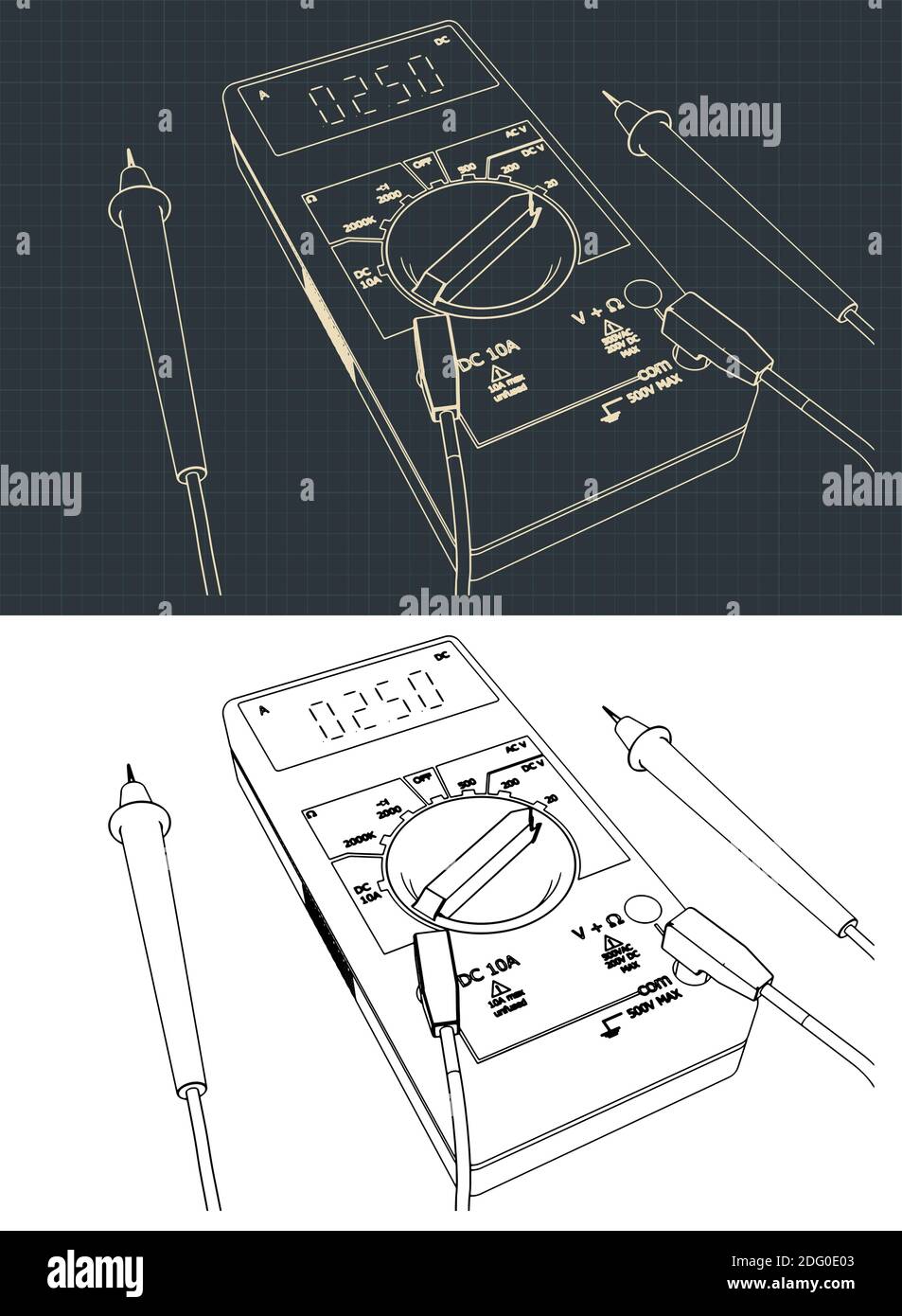 Stylized vector illustration on the theme of microelectronics. Digital ...