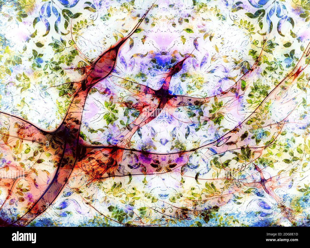 Flying phoenix bird as symbol of rebirth and new beginning Stock Photo ...