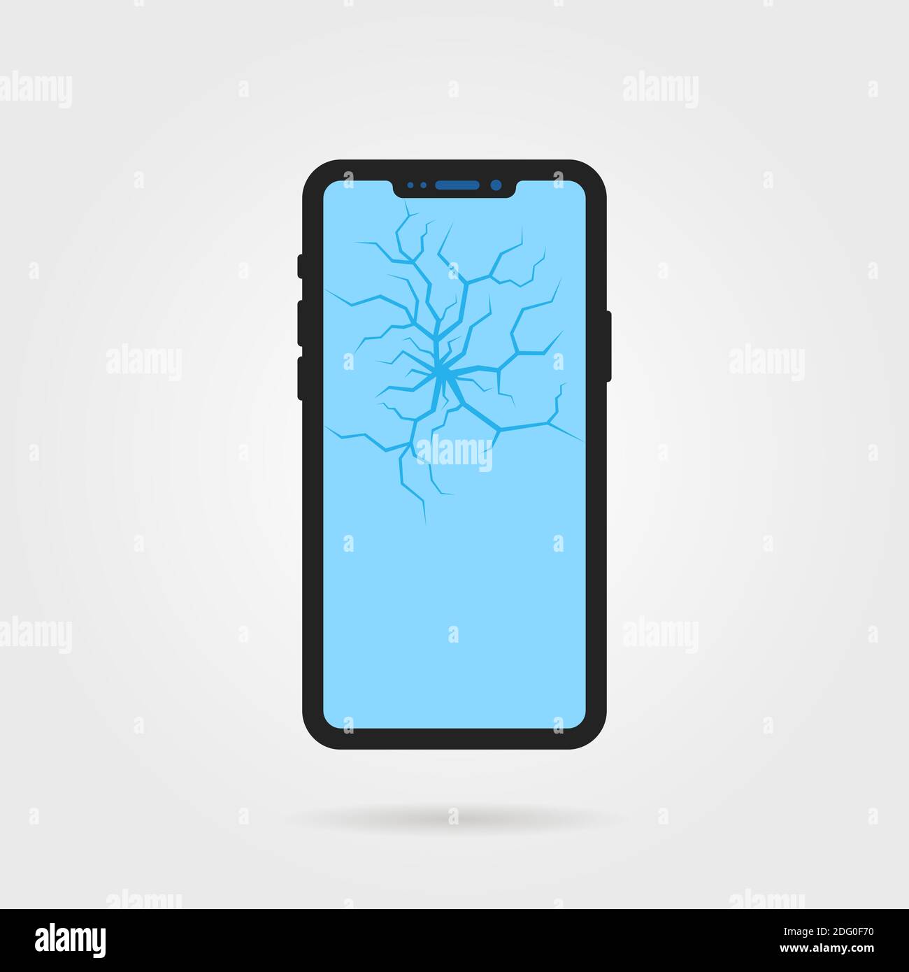 Old broken telephone Stock Vector Images - Alamy