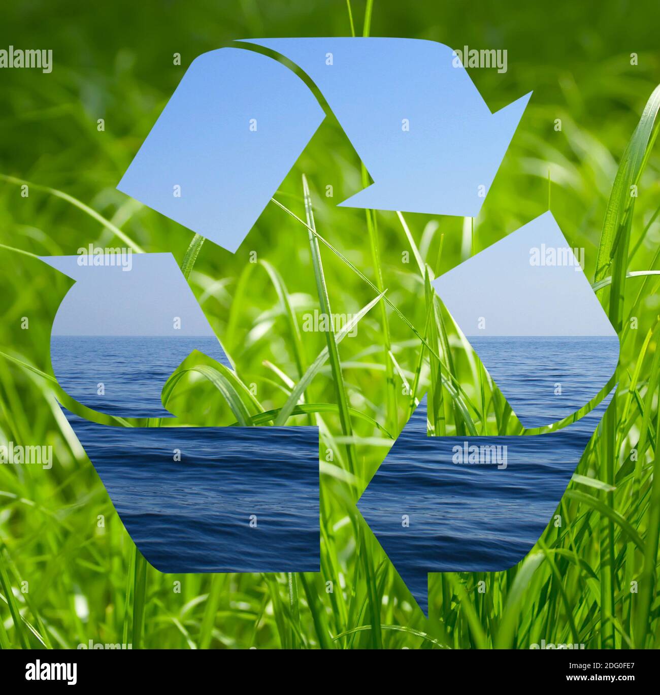 Grass recycle logo hi-res stock photography and images - Alamy
