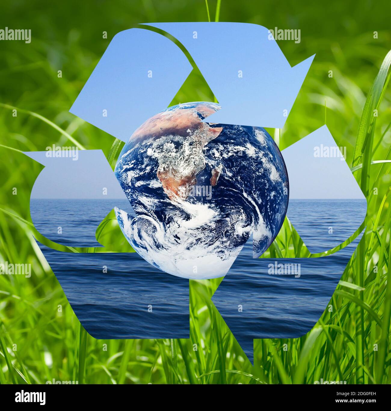 Grass recycle logo hi-res stock photography and images - Alamy