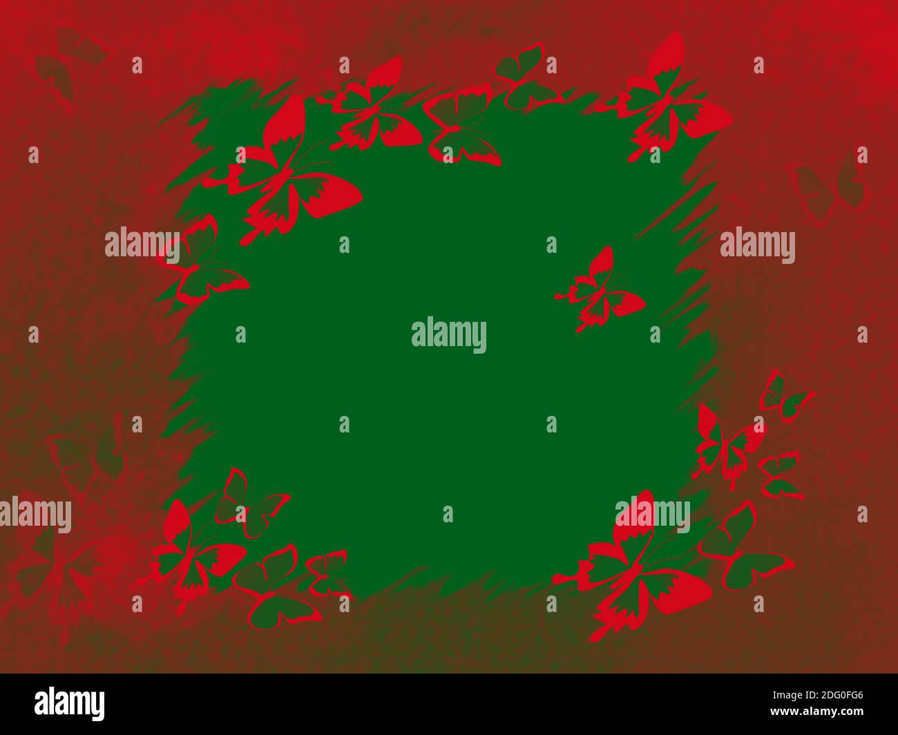 Abstract green border design hi-res stock photography and images - Alamy