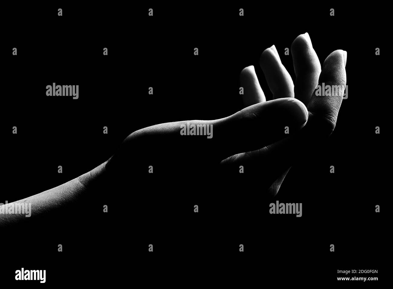 Drawn human hand hi-res stock photography and images - Alamy
