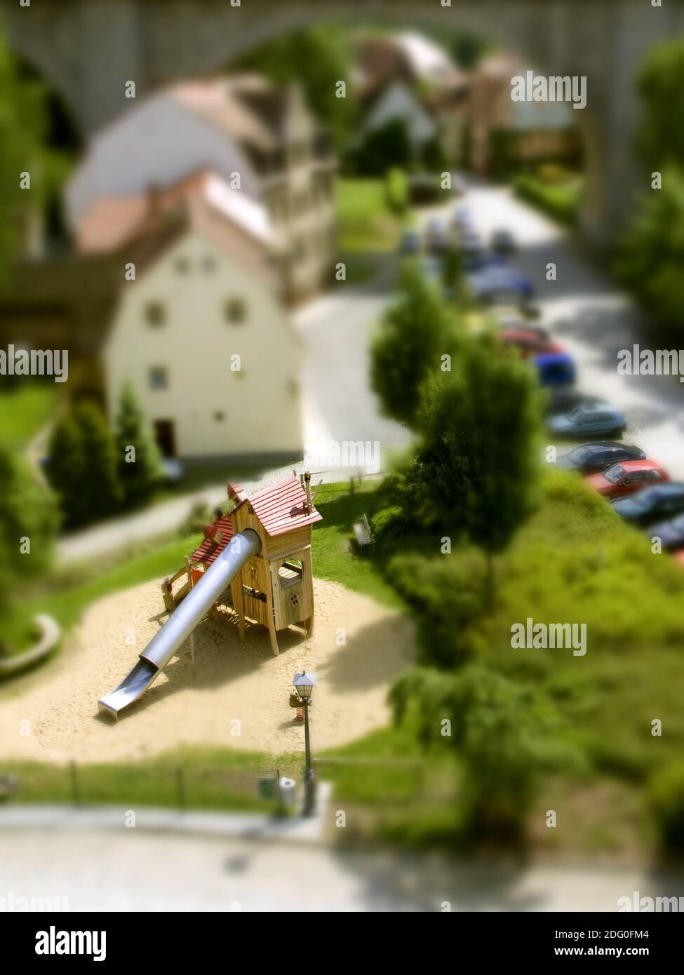 Miniature Playground - Miniature Playground Stock Photo - Alamy