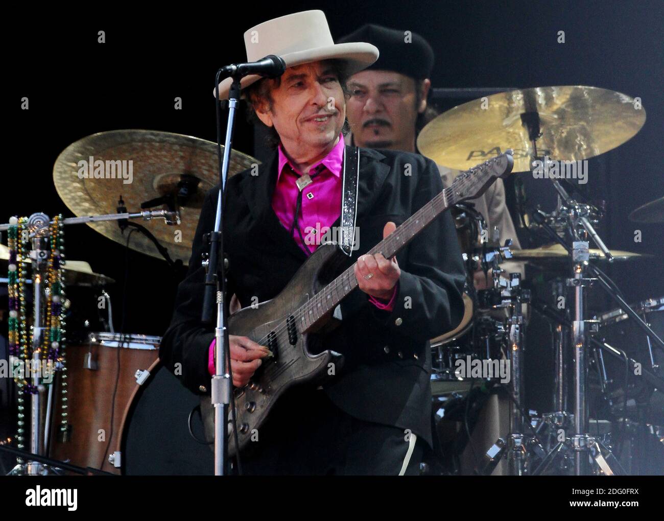 File photo dated 03/07/10 showing Bob Dylan performing on stage at the ...