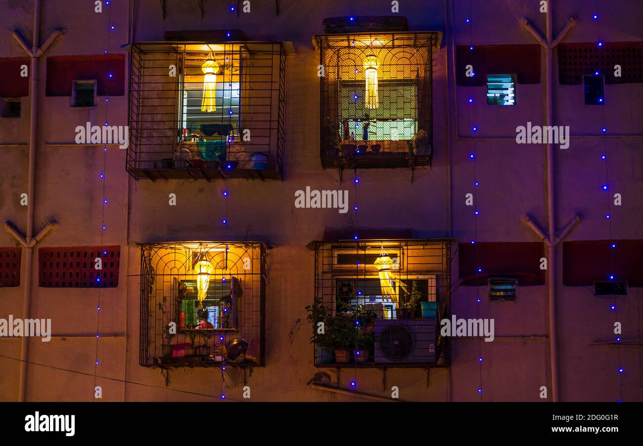 MUMBAI, INDIA - November 16, 2020 : Diwali decorative lamps/Akash ...