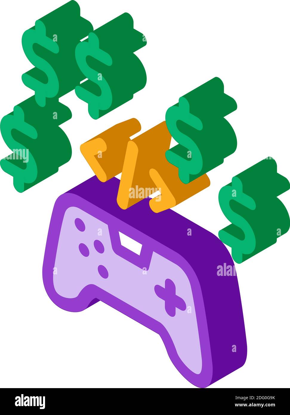 game coding and sell isometric icon vector illustration Stock Vector ...