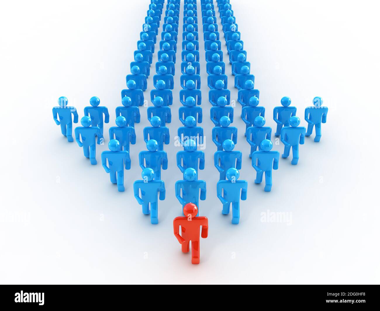 Team walking forward Stock Photo - Alamy