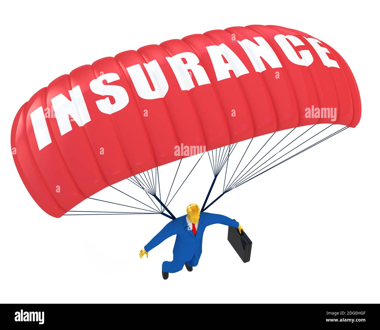 Insurance concept blue Cut Out Stock Images & Pictures - Alamy