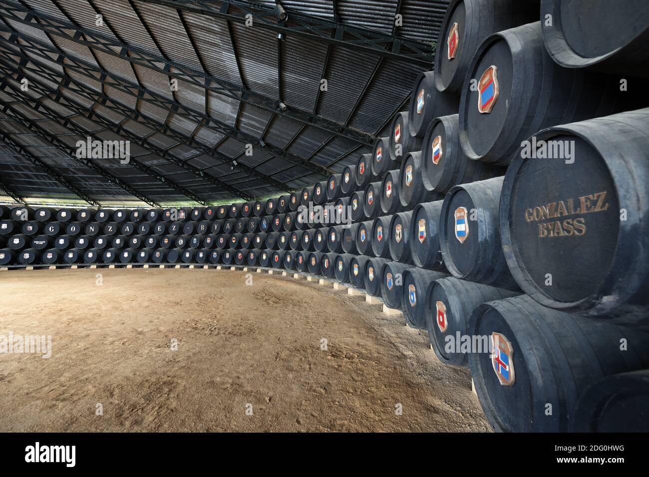 Sherry barrels hi-res stock photography and images - Alamy