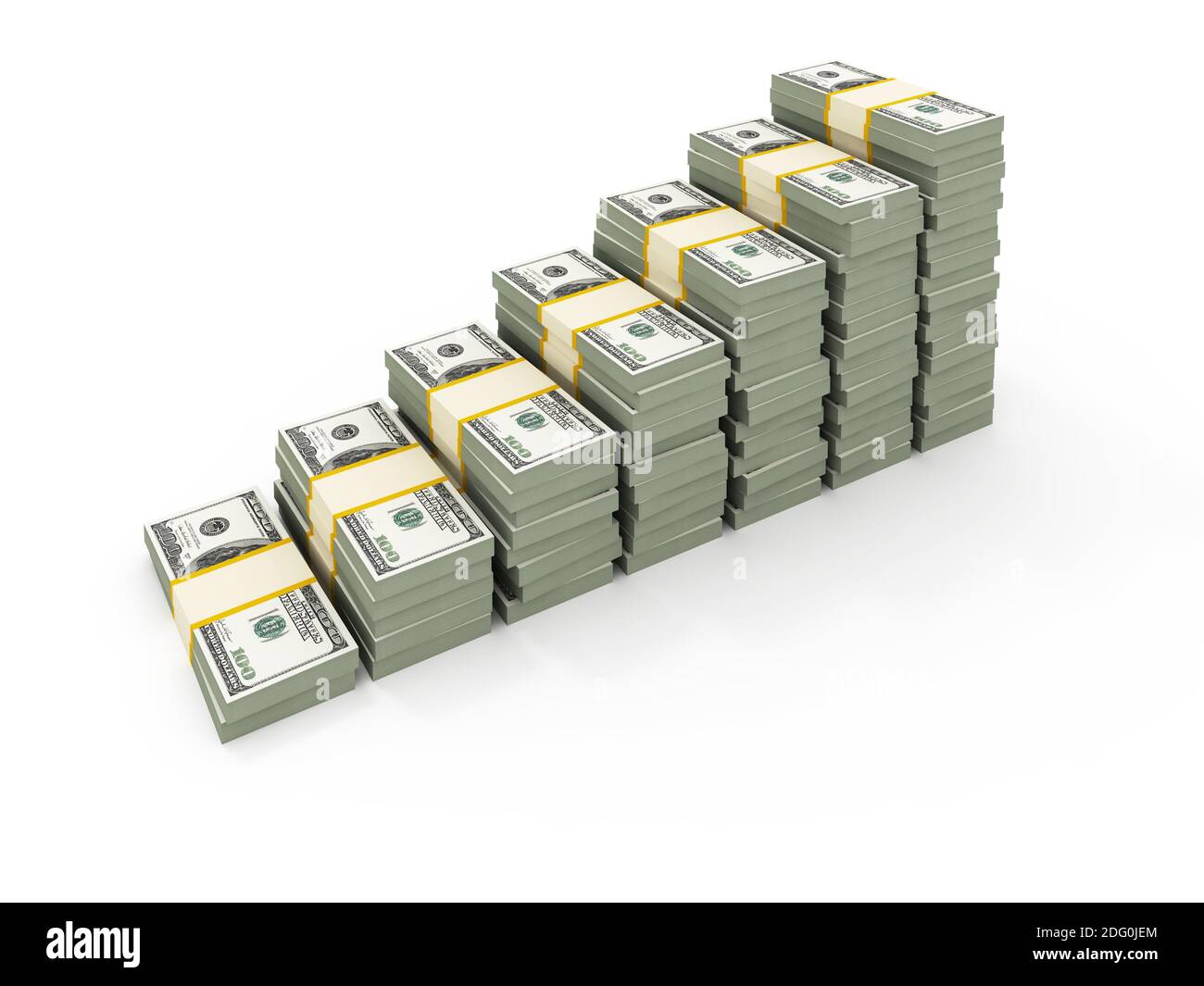 Stacks of money graph hi-res stock photography and images - Alamy