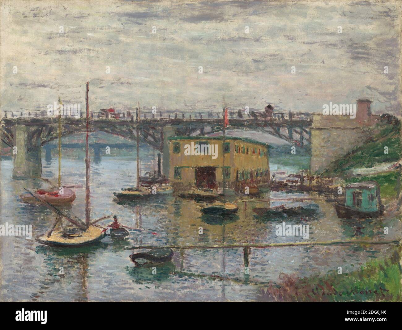 Claude monet bridge painting hi-res stock photography and images - Alamy