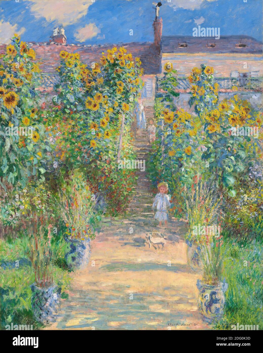 Painting claude monet sunflowers hi-res stock photography and images ...