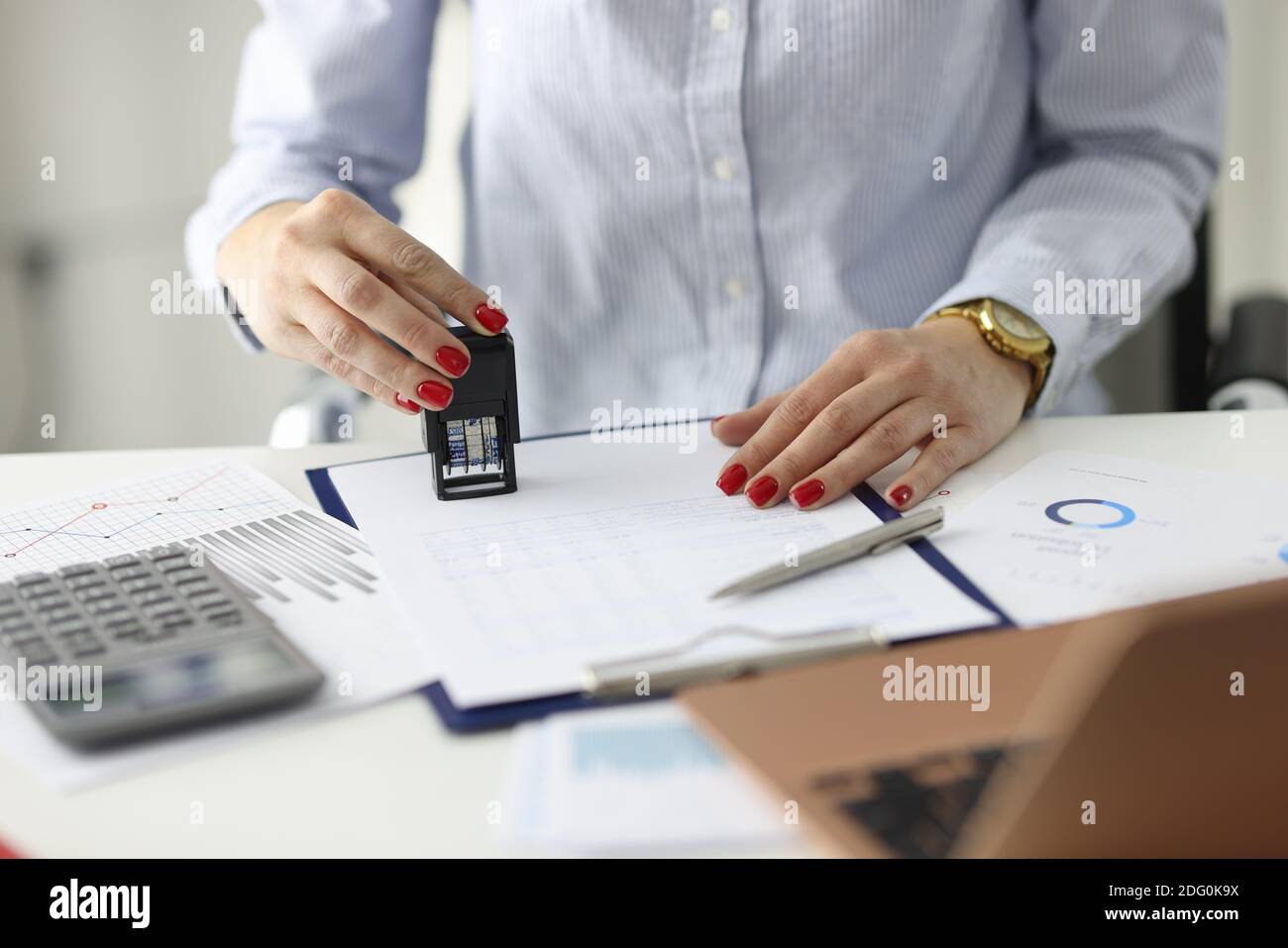 Project manager stamp hi-res stock photography and images - Alamy
