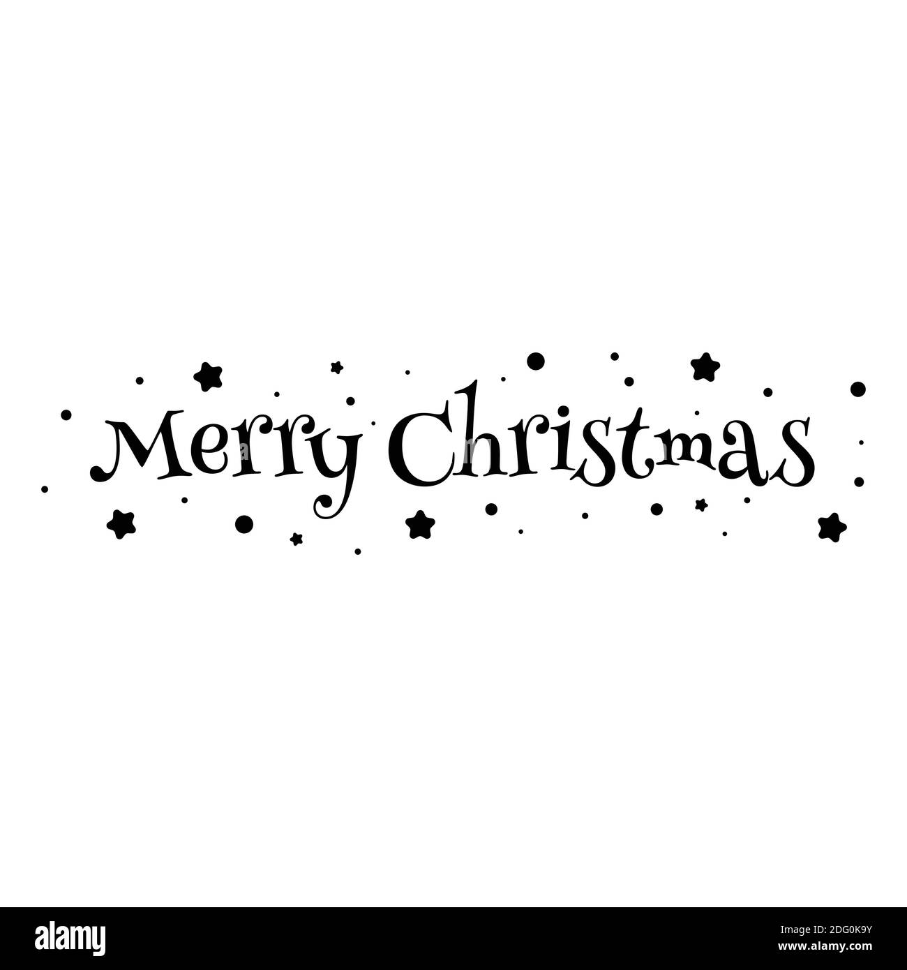 Merry christmas postcard cartoon Cut Out Stock Images & Pictures - Alamy