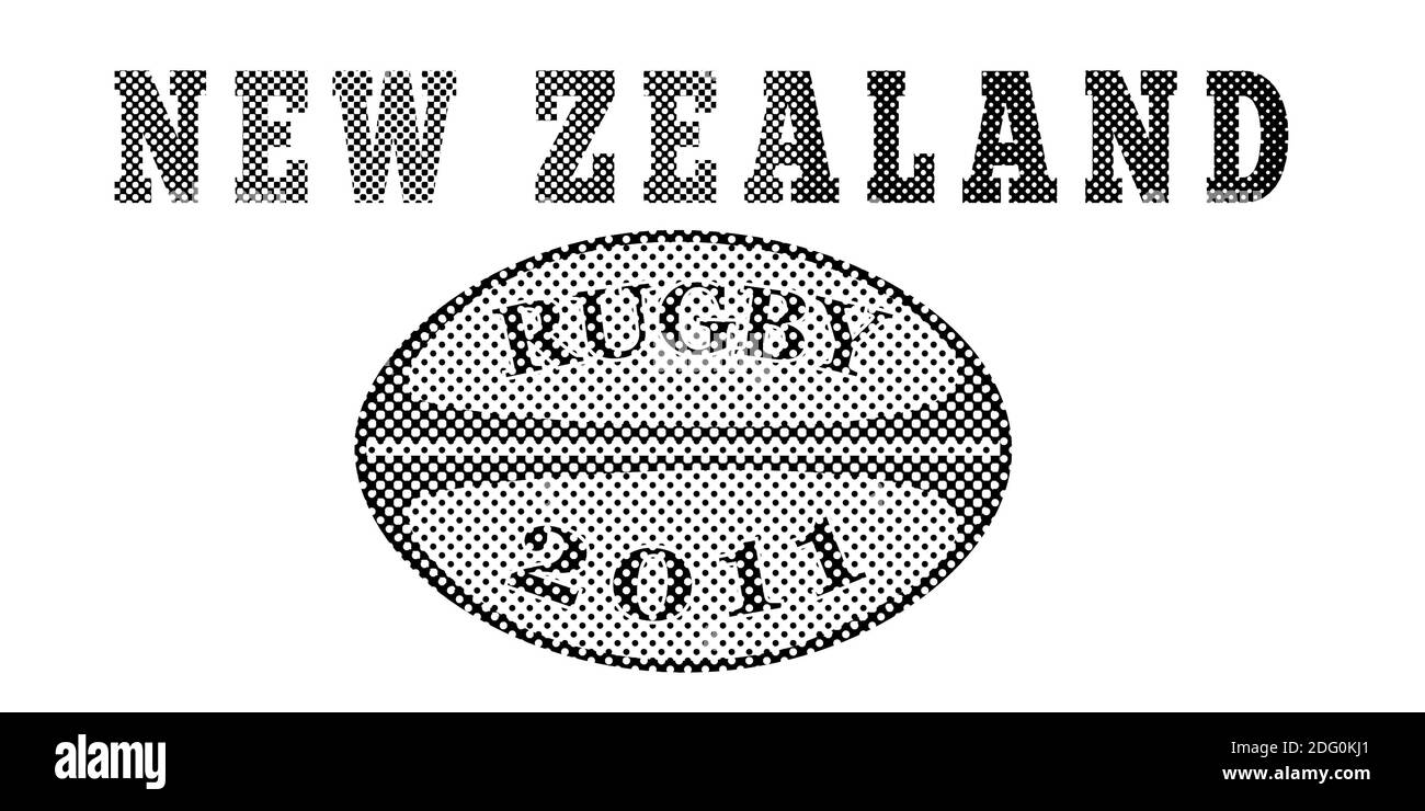 New zealand rugby 2011 ball Stock Photo - Alamy
