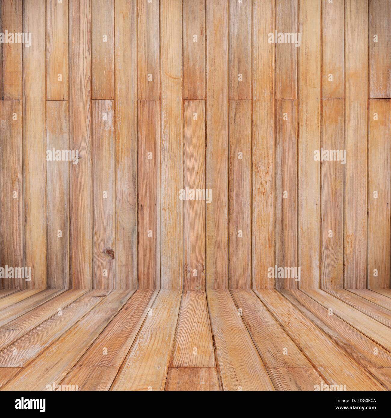 Perspective floor with wood panel background hi-res stock photography ...
