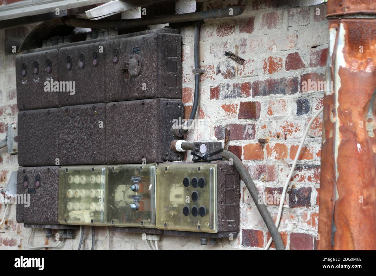 Old fuse box hi-res stock photography and images - Alamy