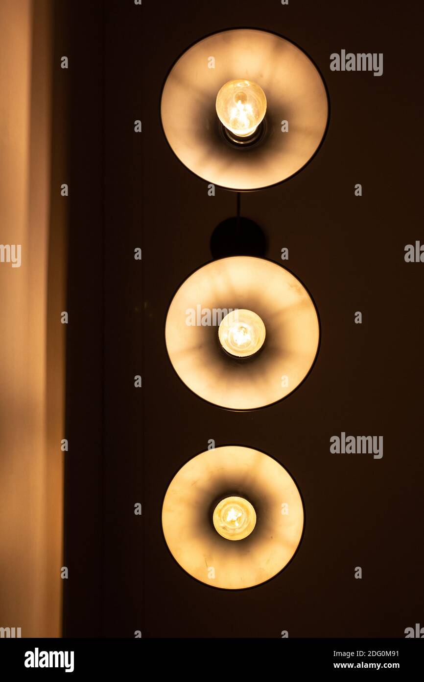 Round lamps hi-res stock photography and images - Alamy