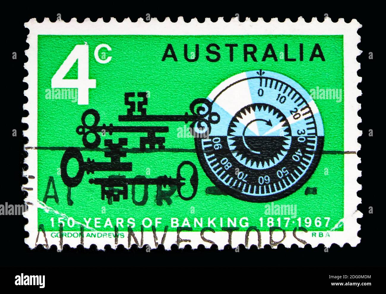 MOSCOW, RUSSIA - MAY 16, 2018: A stamp printed in Australia shows Old ...