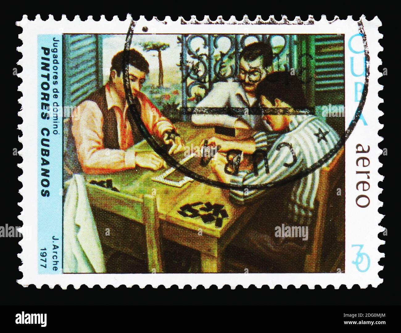 MOSCOW, RUSSIA - AUGUST 18, 2018: A stamp printed in Cuba shows The ...