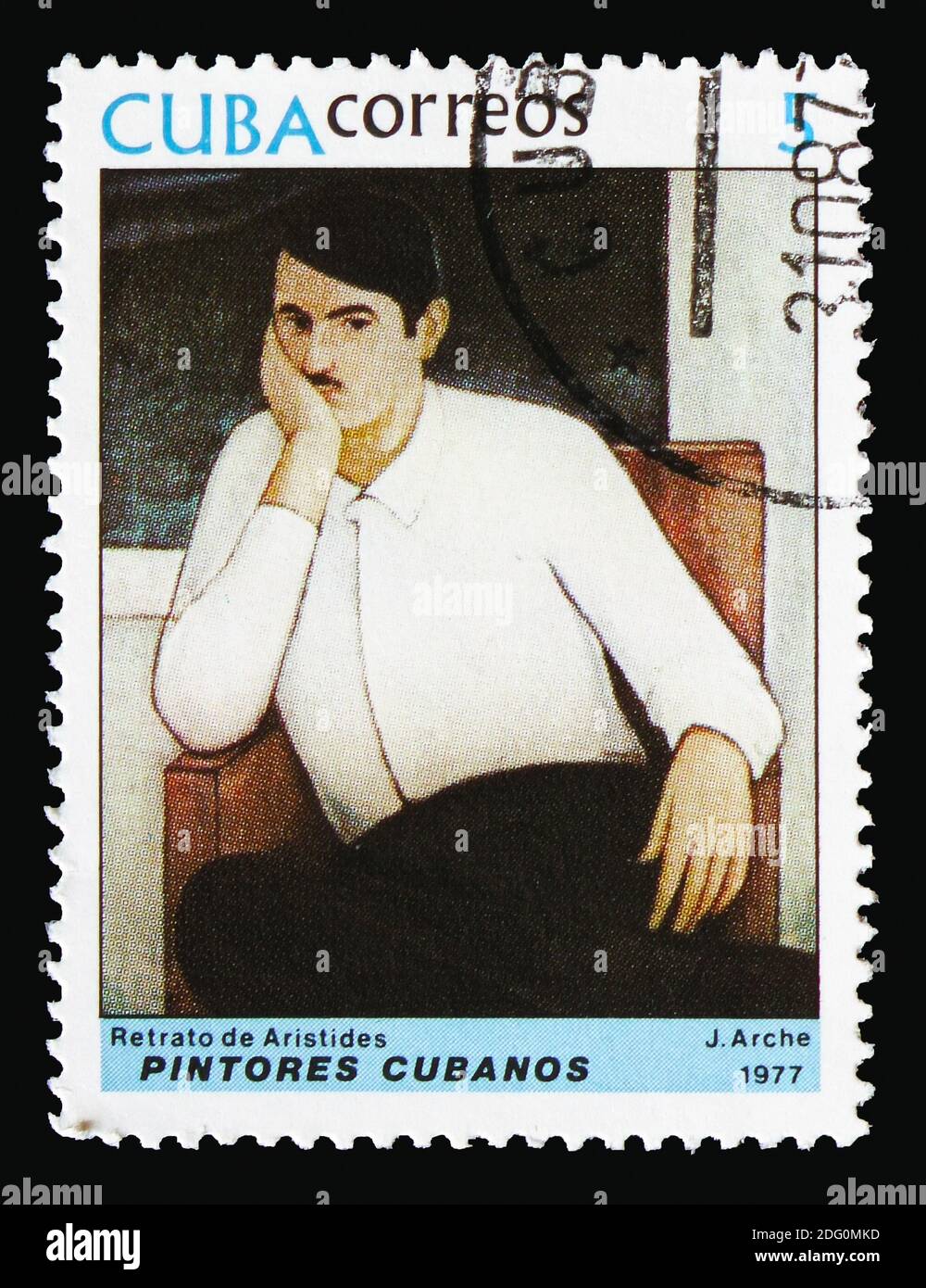 MOSCOW, RUSSIA - AUGUST 18, 2018: A stamp printed in Cuba shows ...