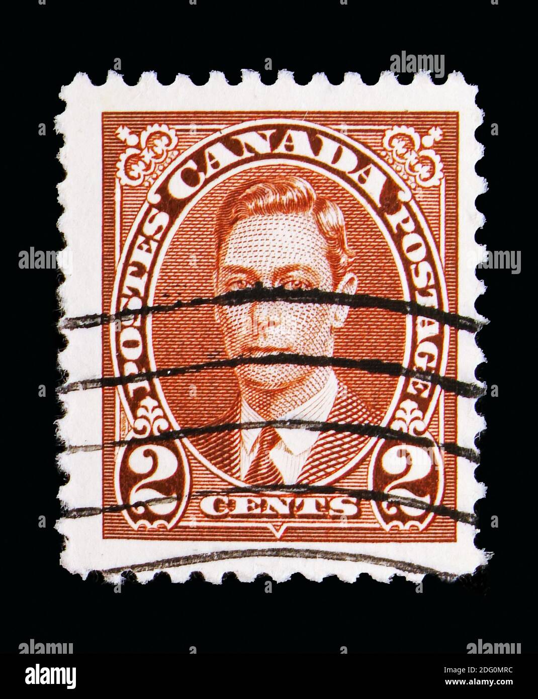 Canada george king stamp hi-res stock photography and images - Alamy