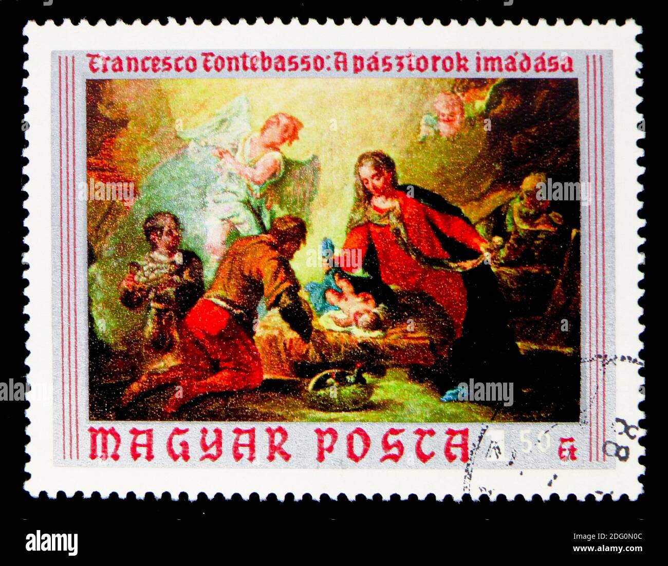 MOSCOW, RUSSIA - MAY 16, 2018: A stamp printed in Hungary shows ...
