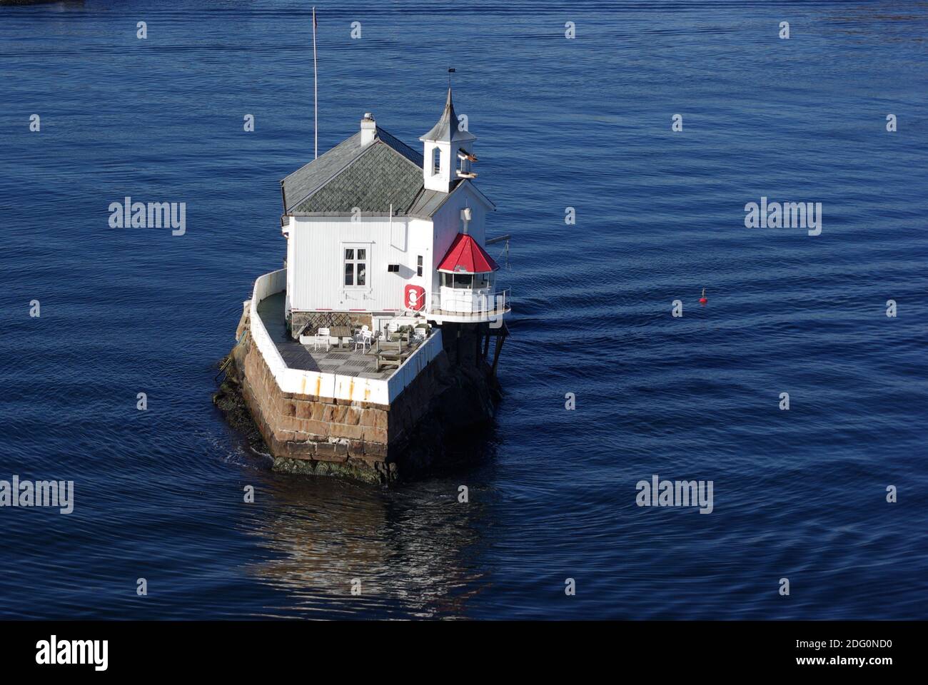 Lighthouse in Oslo Fjord Stock Photo - Alamy