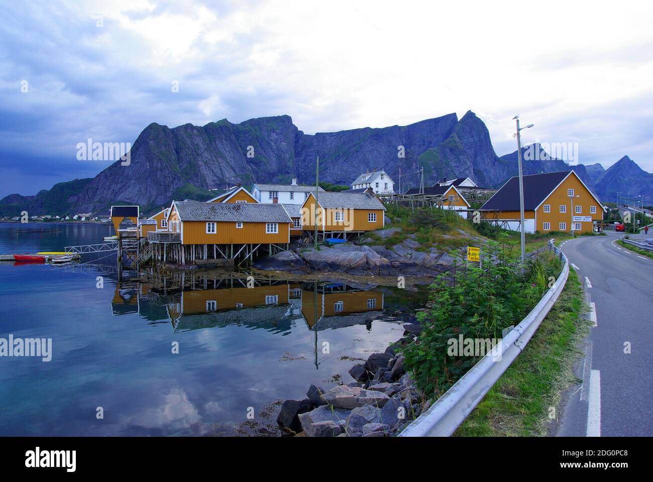 The village of Hamnoy Stock Photo - Alamy