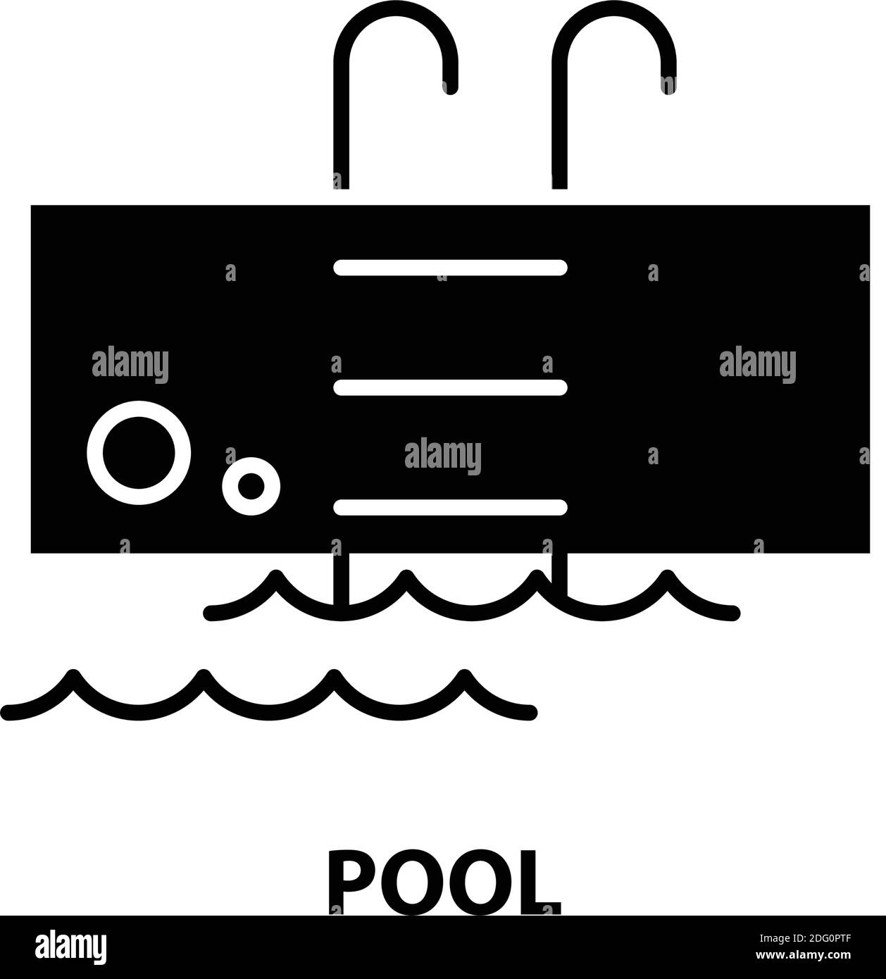 Swimming pool spa at luxury hotel Stock Vector Images - Alamy