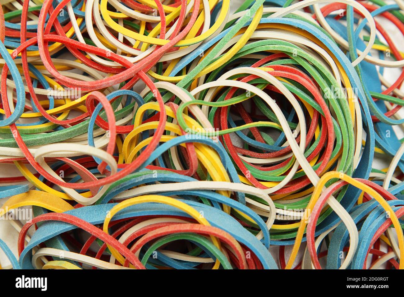 Stack of rubber bands hi-res stock photography and images - Alamy