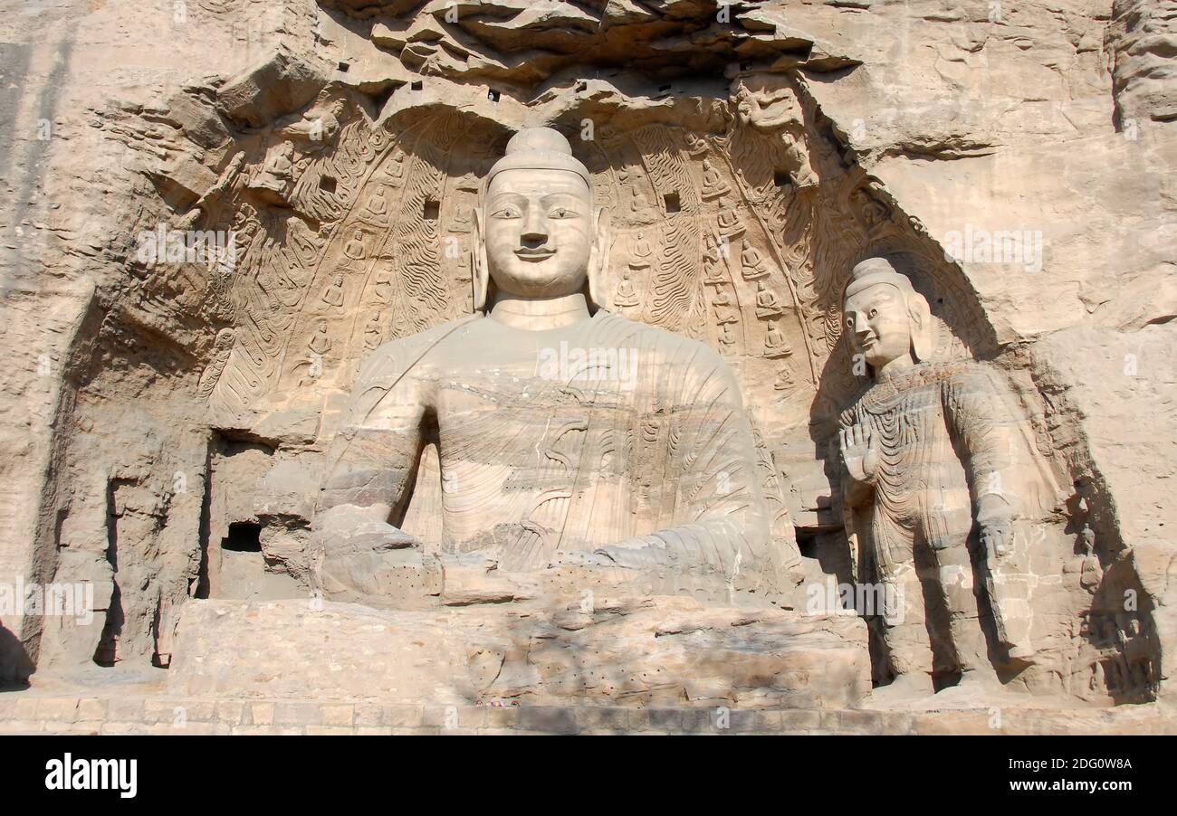 Yungang grottoes cave china asia hi-res stock photography and images ...