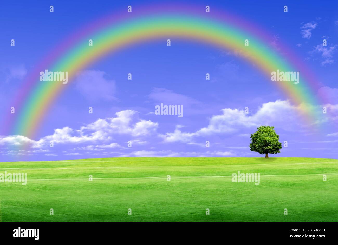 Green rainbow hi-res stock photography and images - Alamy