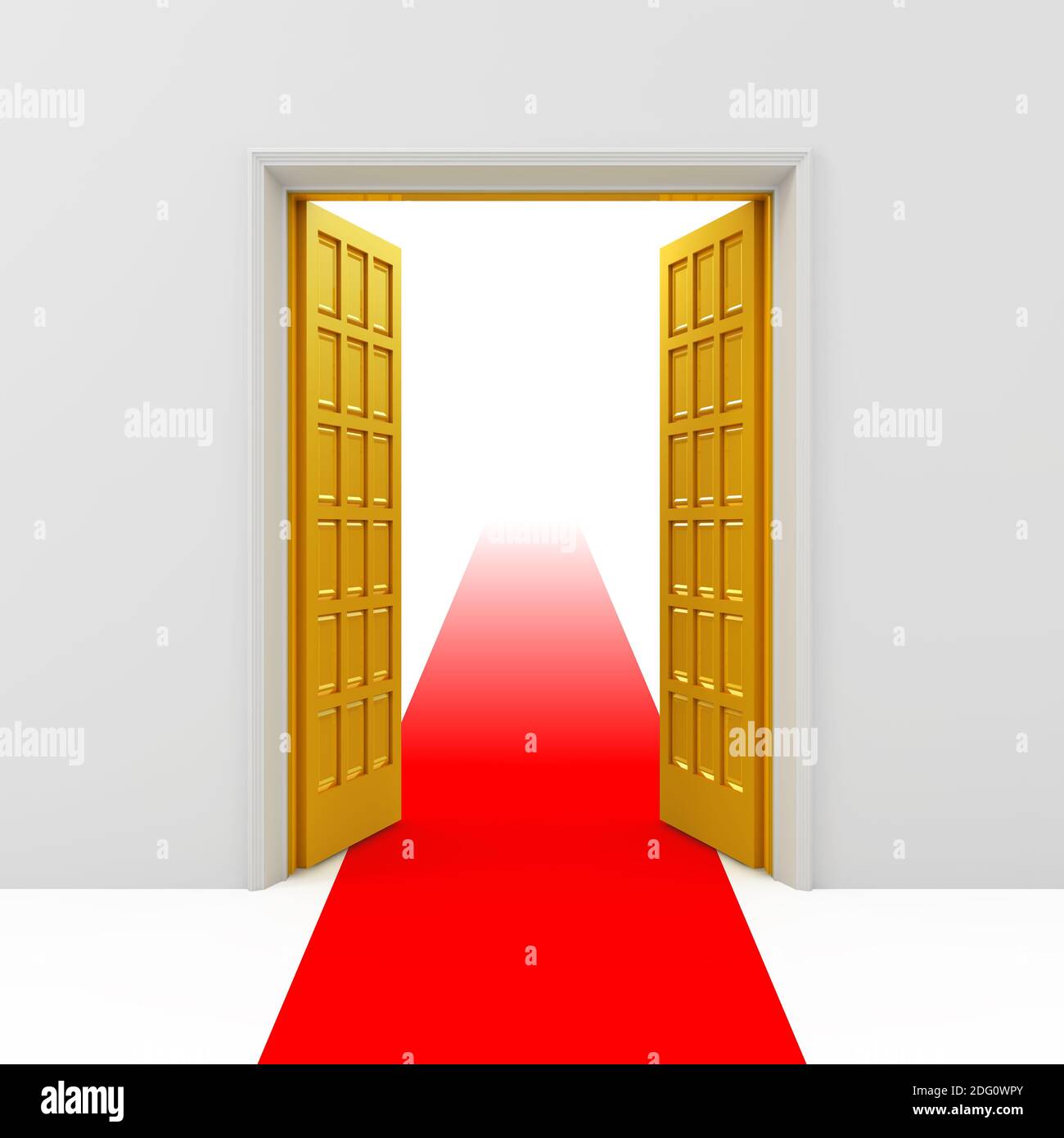 Open golden doors Stock Photo - Alamy