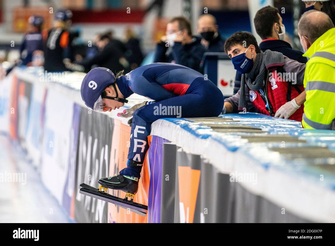 HEERENVEEN, NETHERLANDS - DECEMBER 5: Tifany Huot Marchand during the ...