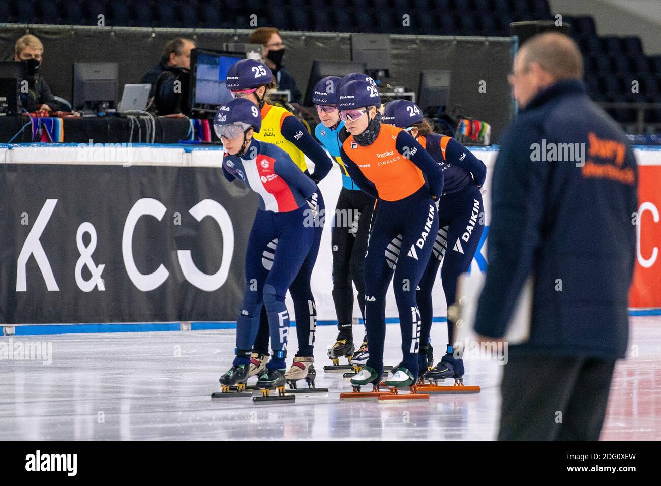 HEERENVEEN, NETHERLANDS - DECEMBER 5: Tifany Huot Marchand, Suzanne ...
