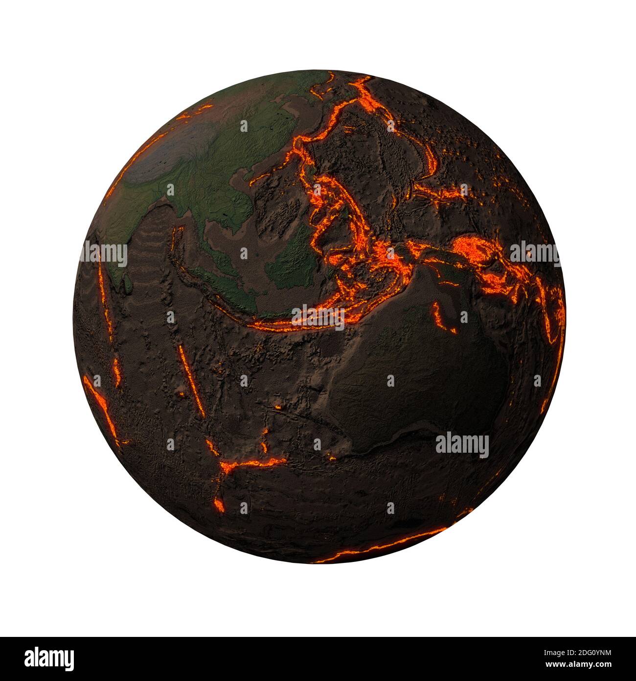 Planet without plants Cut Out Stock Images & Pictures - Alamy