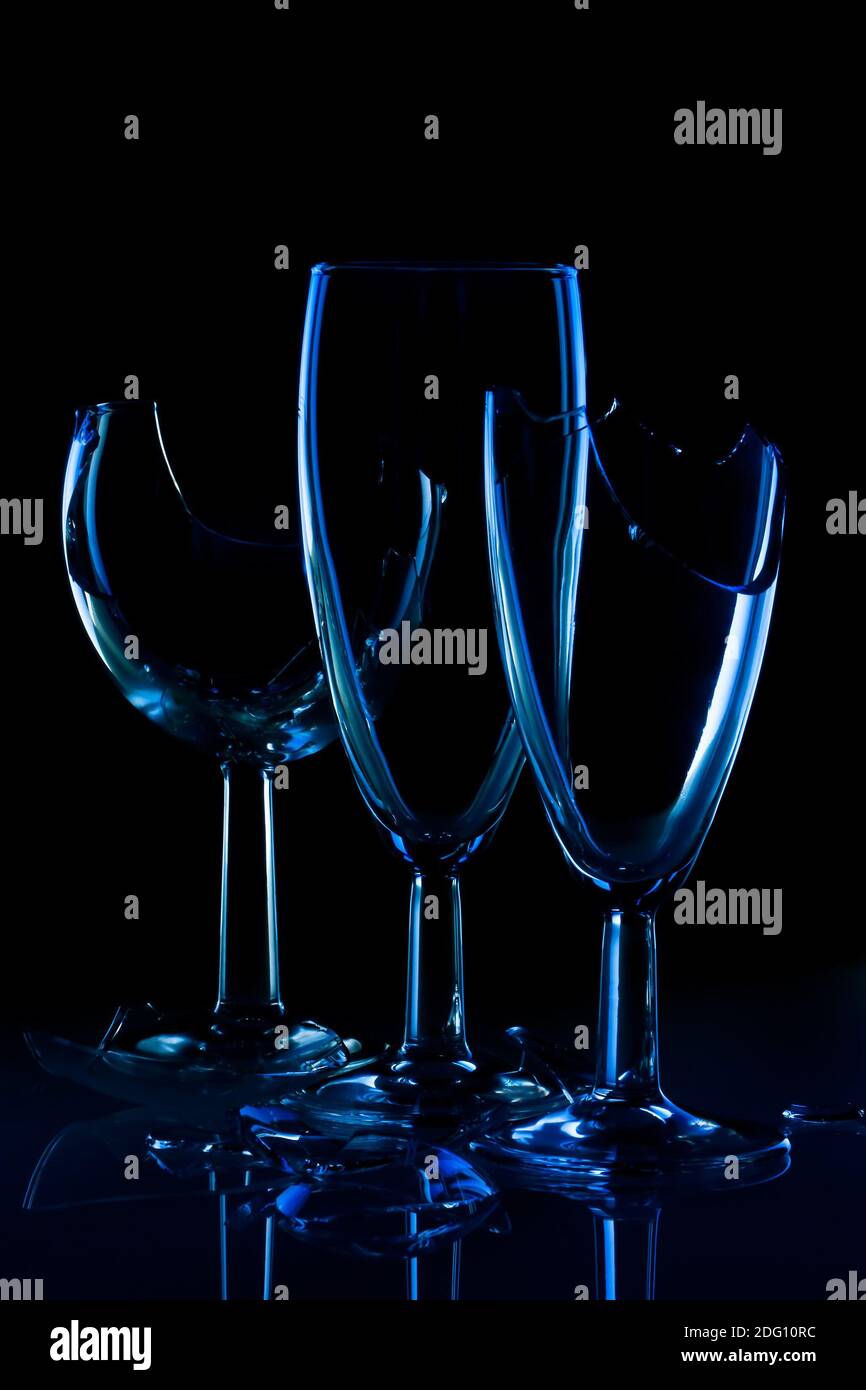 Glass still life Stock Photo - Alamy