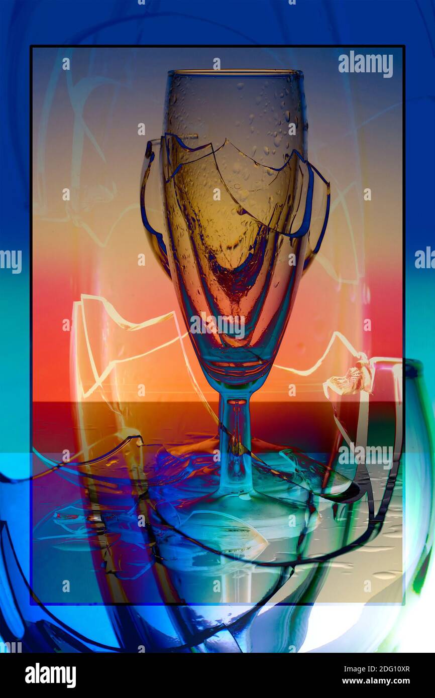 Glass still life Stock Photo - Alamy