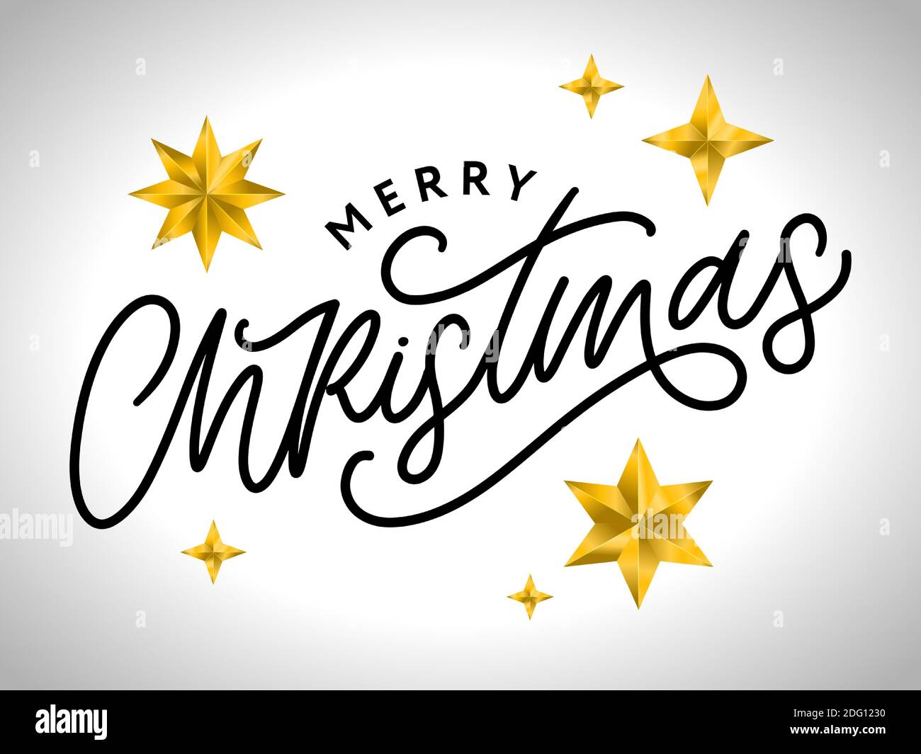 Merry Christmas 2021 Beautiful Greeting Card Poster With Calligraphy