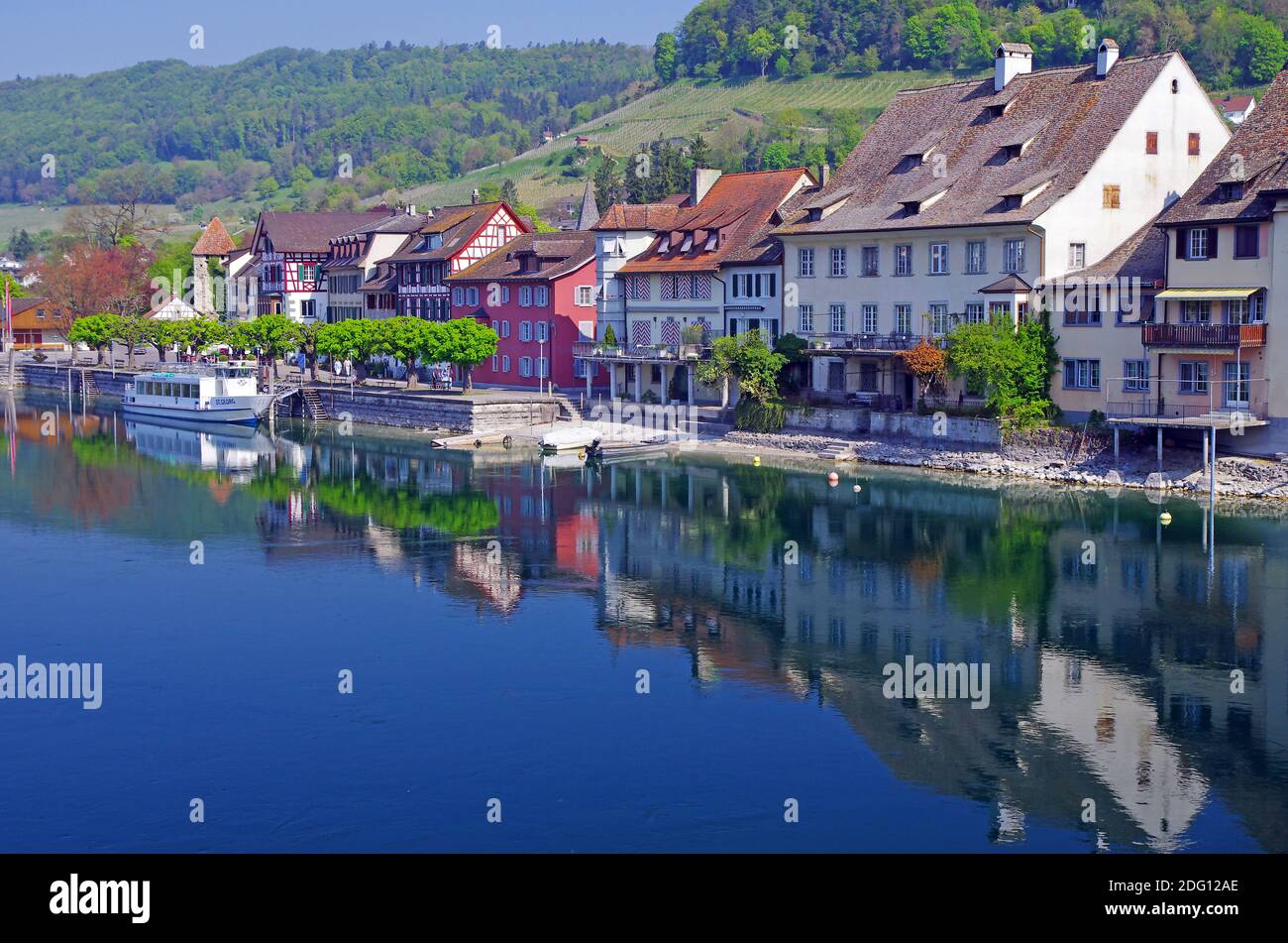 Stein am Rhein: A clear morning Stock Photo - Alamy