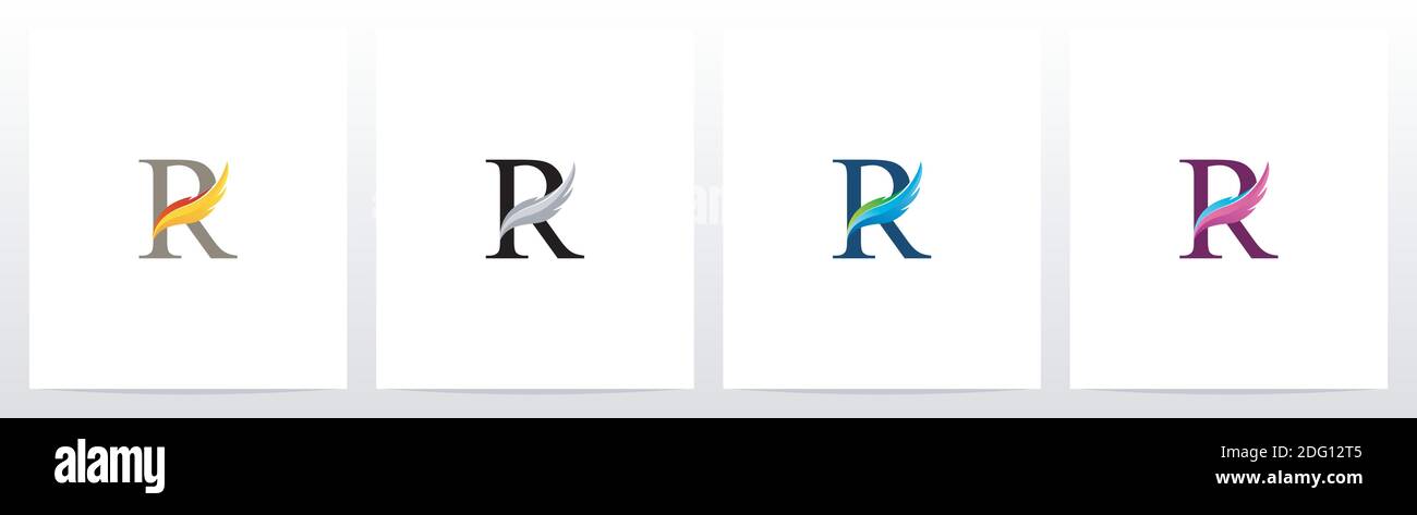 Feather letter r hi-res stock photography and images - Alamy