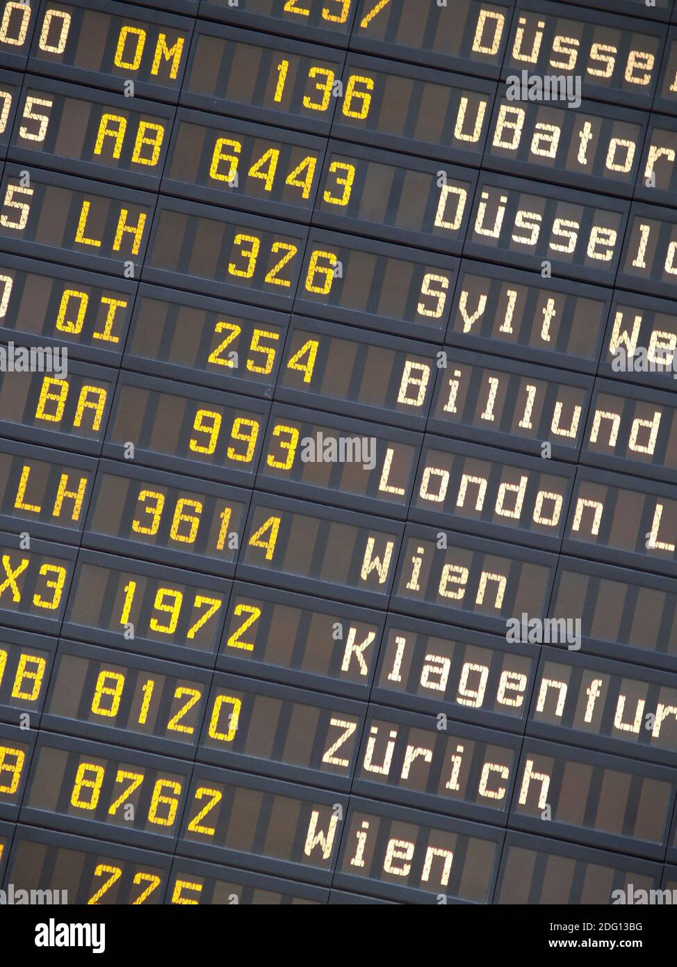 Iata airport code codes hi-res stock photography and images - Alamy