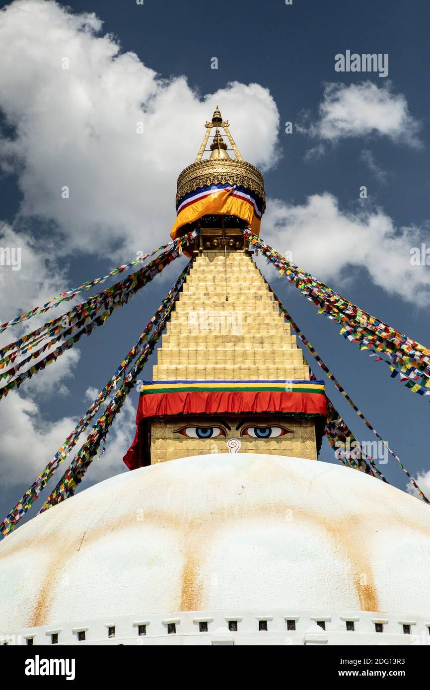 World Heritage Boudha Stupa Kathmandu Stock Photo - Alamy
