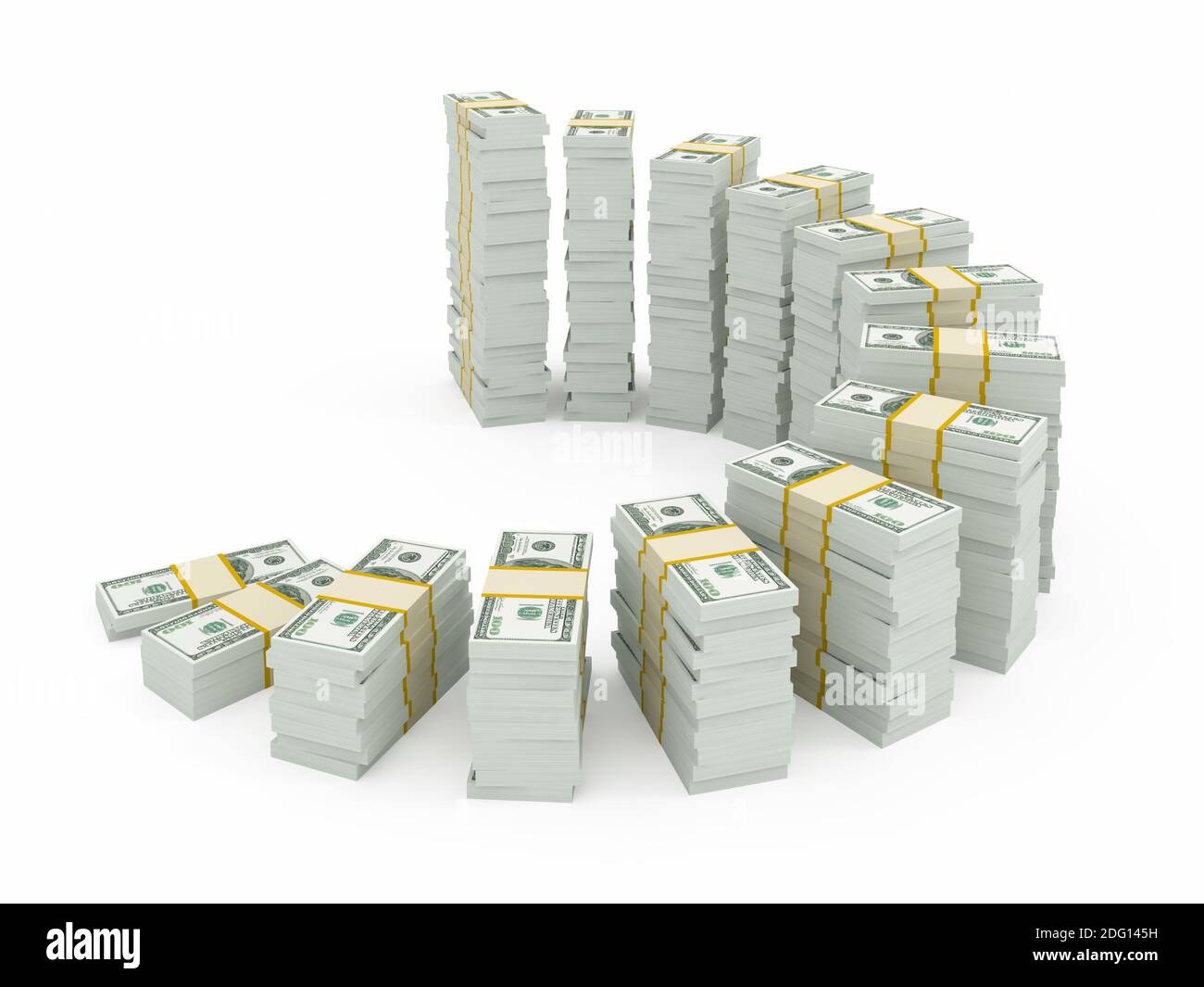 Dollar stacks hi-res stock photography and images - Alamy