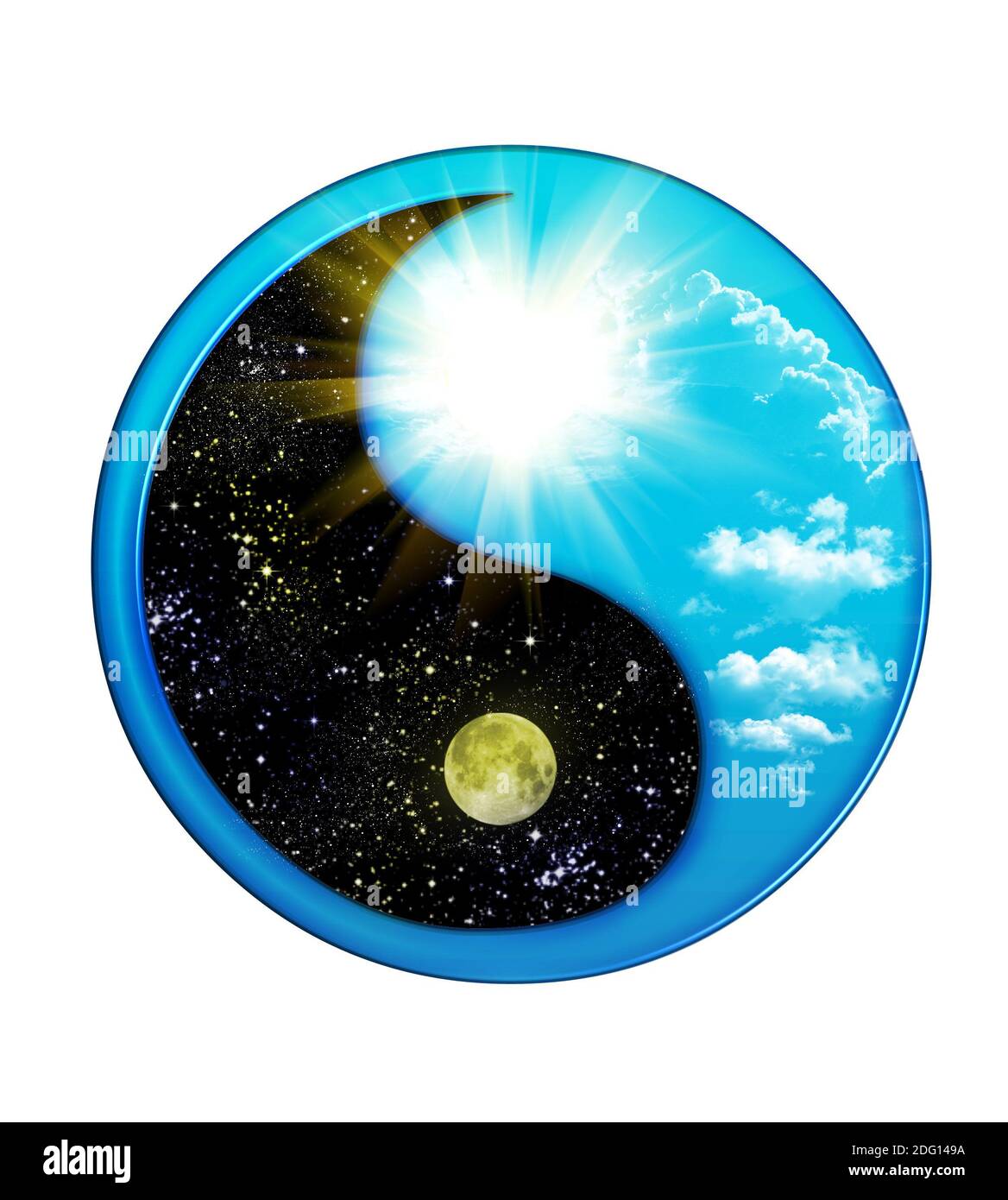 Dual Concepts Of Yin And Yang Stock Photo - Alamy