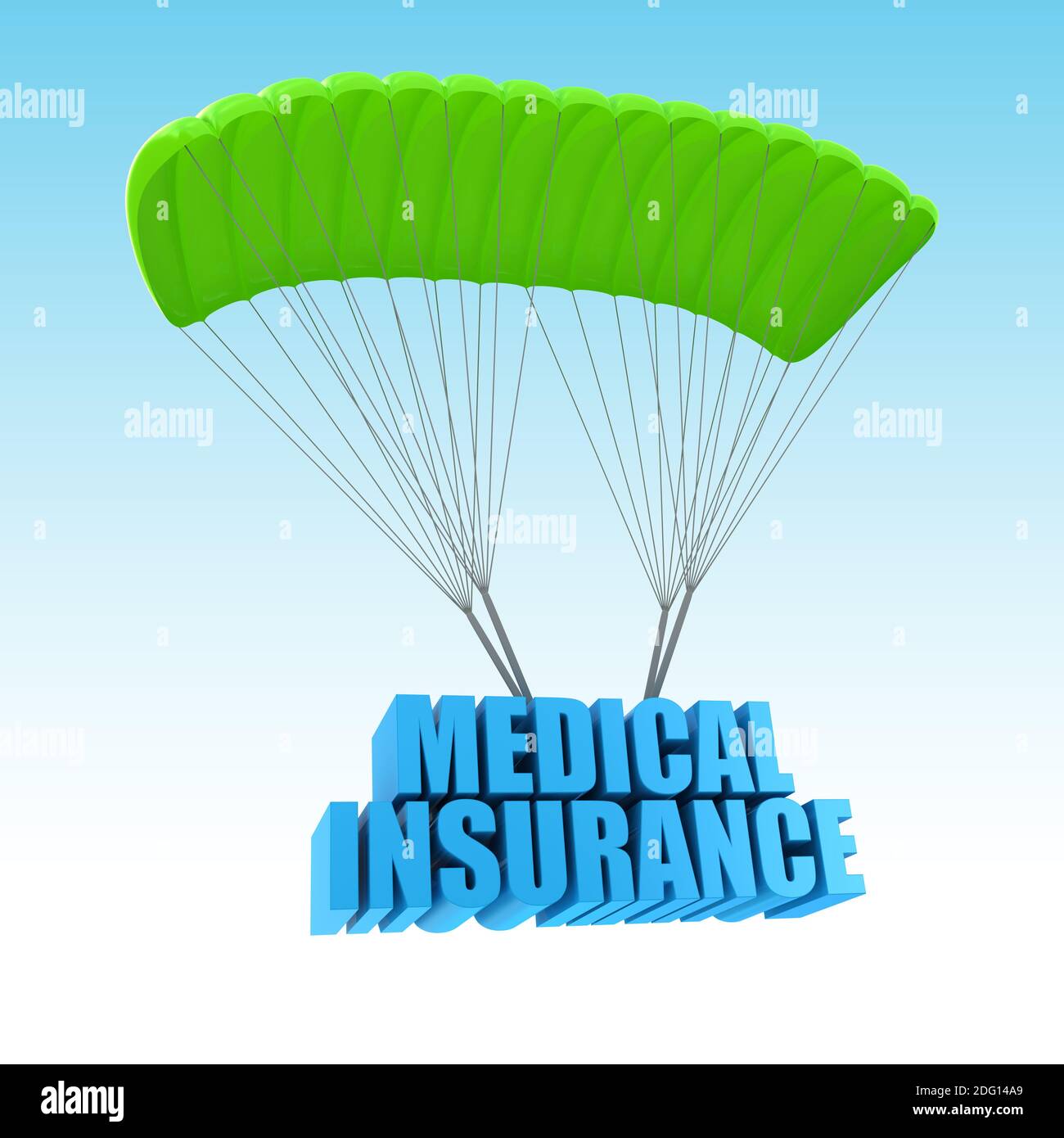 Medical Insurance 3d concept illustration Stock Photo - Alamy